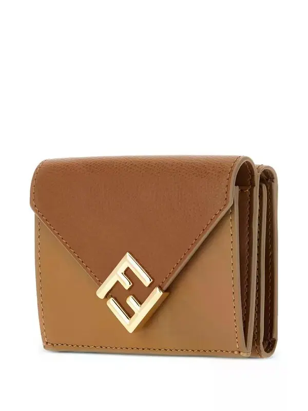 Fendi Sellier Ff-logo Wallet - Brown