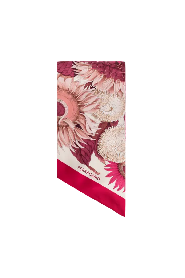 FERRAGAMO Silk Scarf - Pink