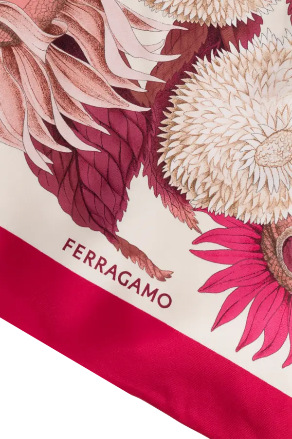 FERRAGAMO Silk Scarf - Pink