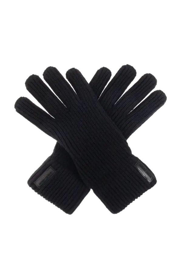 Giorgio Armani Cashmere Gloves - Black