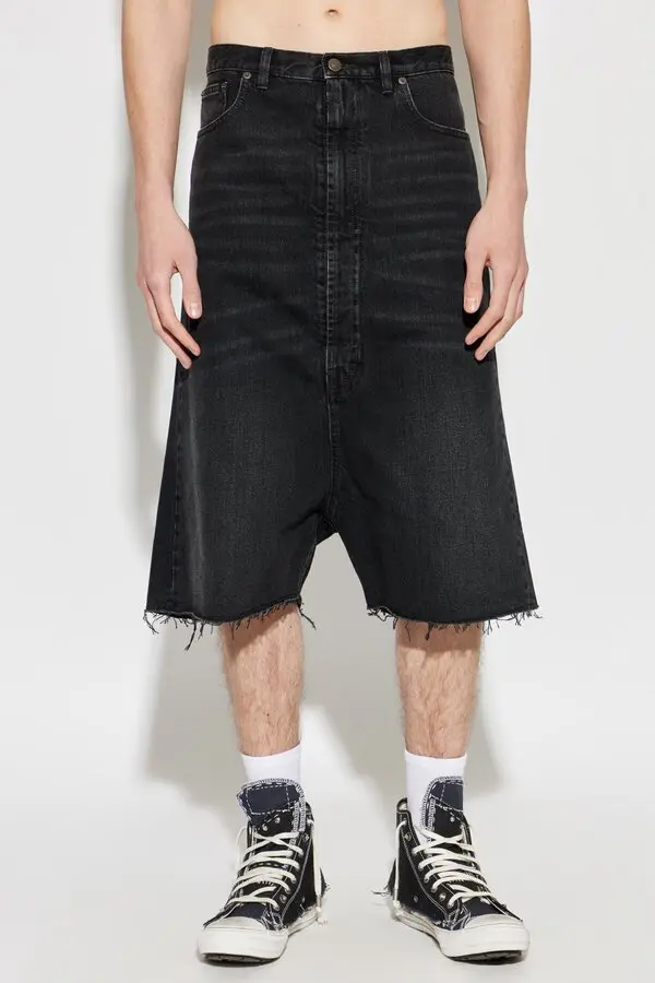 MAISON MARGIELA Vintage-effect Denim Shorts