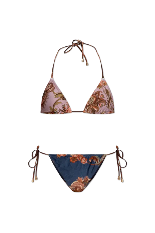 Zimmermann Floral Two-piece Swimsuit - Multicolour