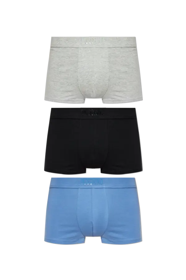 Moschino Three-pack Of Boxer Shorts - Multicolour