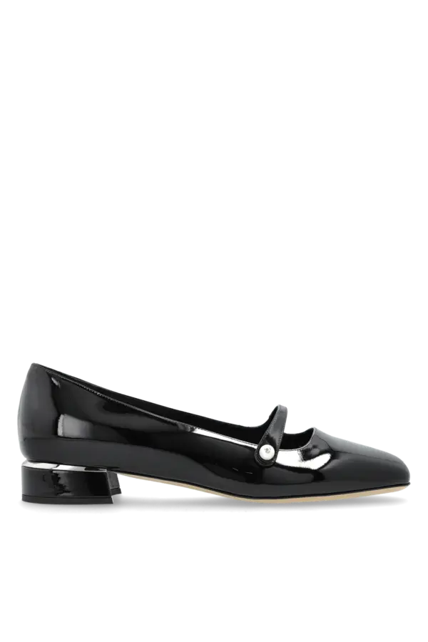 JIMMY CHOO Elisa Ballerina Hells - Black