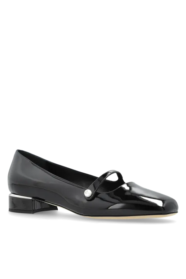 JIMMY CHOO Elisa Ballerina Hells - Black