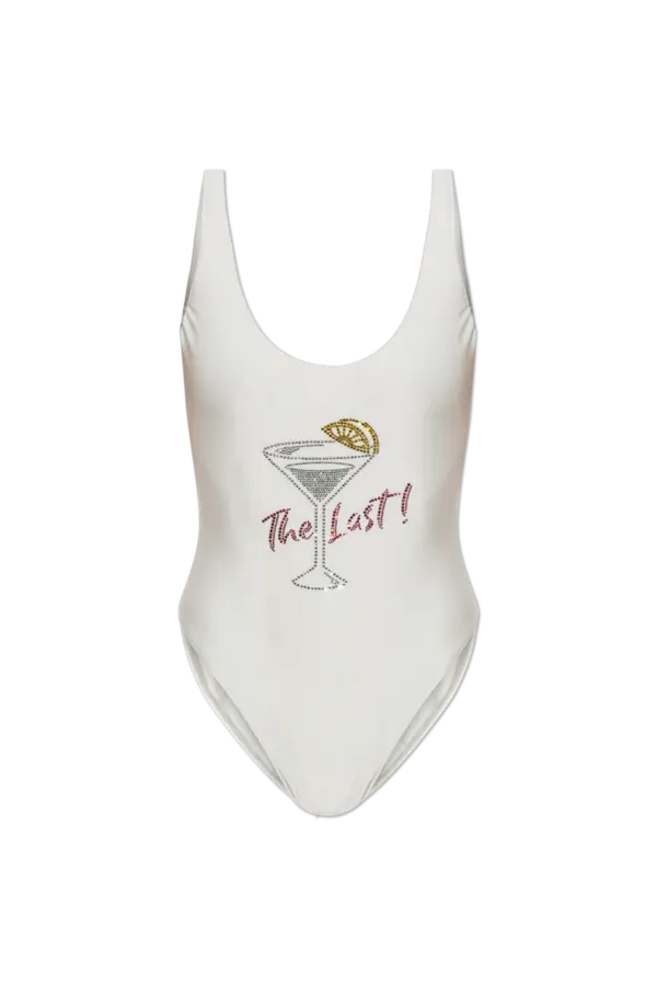 Oseree Embellished One-piece Swimsuit - White