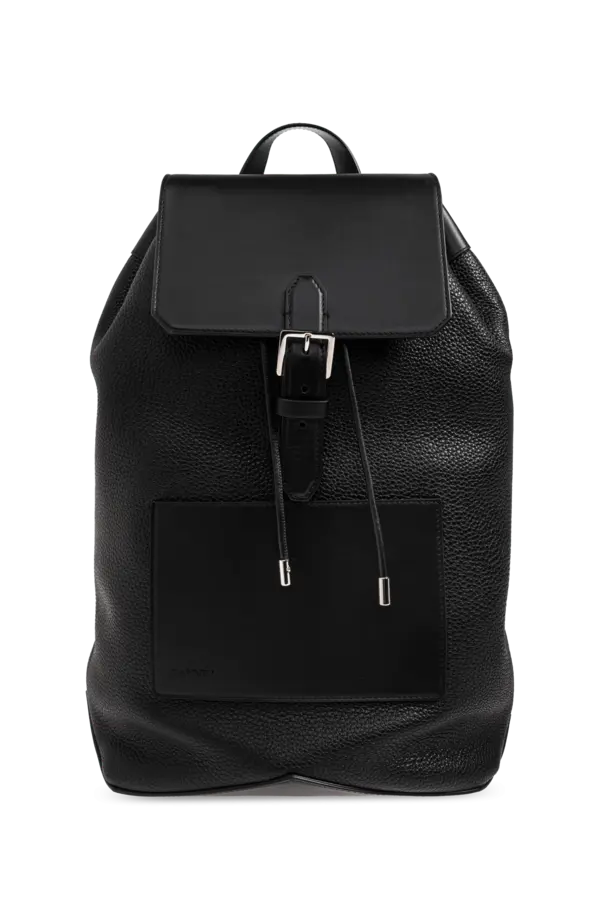 LANVIN Leather Backpack - Black
