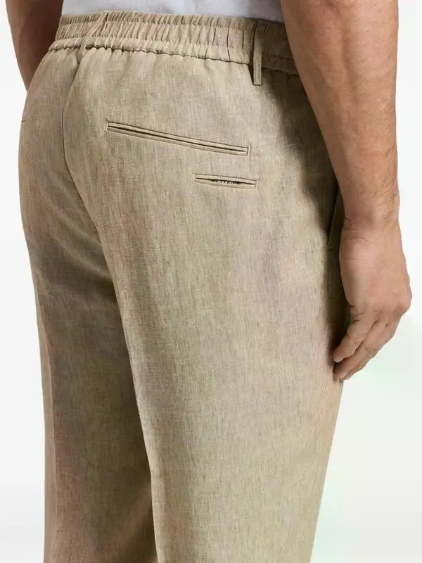 Peserico Turn-up Trousers - Neutrals