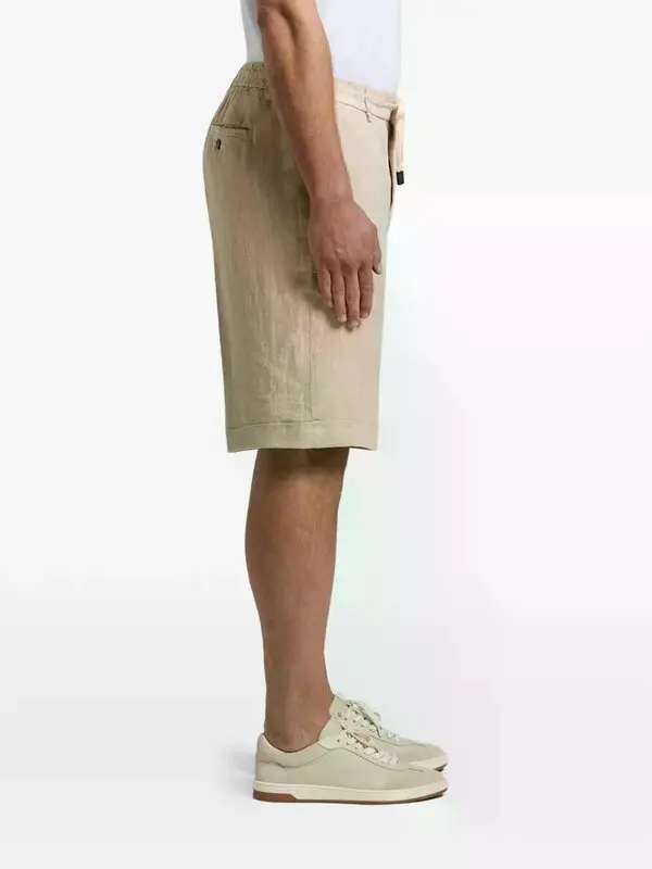 Peserico Drawstring-waist Turned-up Shorts