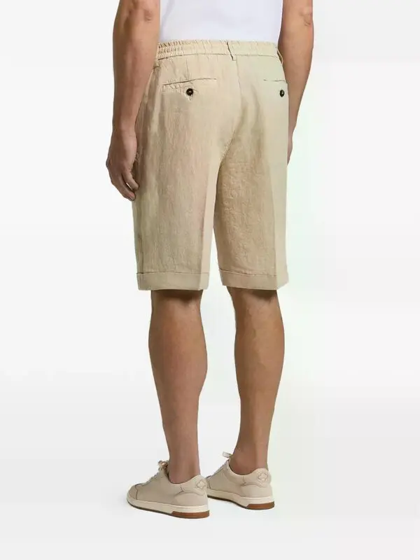 Peserico Drawstring-waist Turned-up Shorts