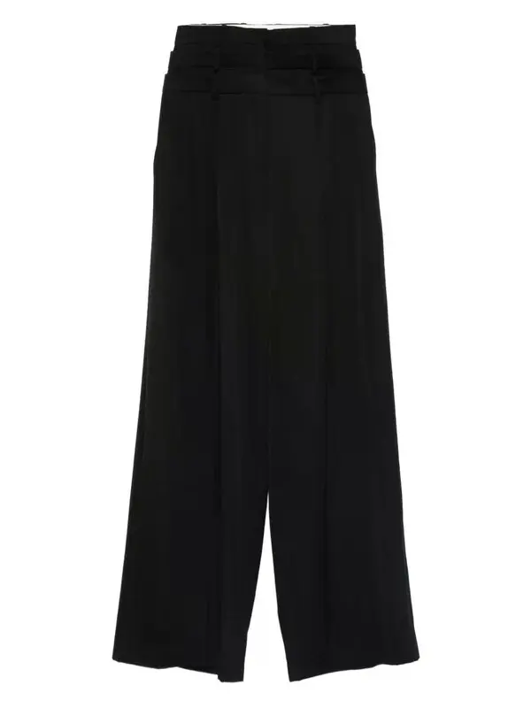 Viktor & Rolf Pleated Trousers - Black