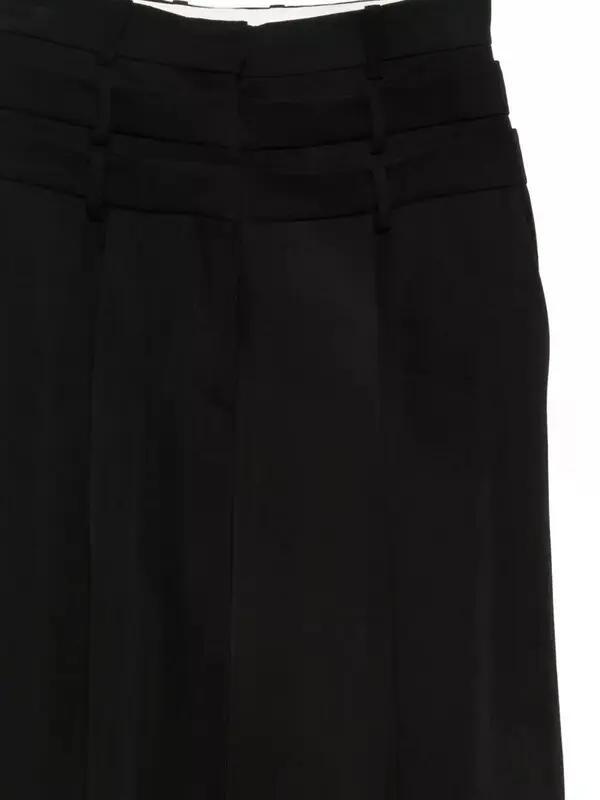 Viktor & Rolf Pleated Trousers - Black