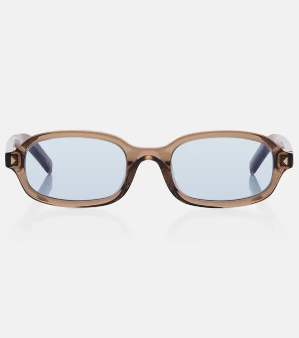 Prada Rectangle Sunglasses - Brown