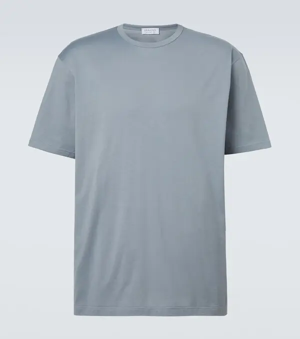 Sunspel Cotton T-shirt - Blue