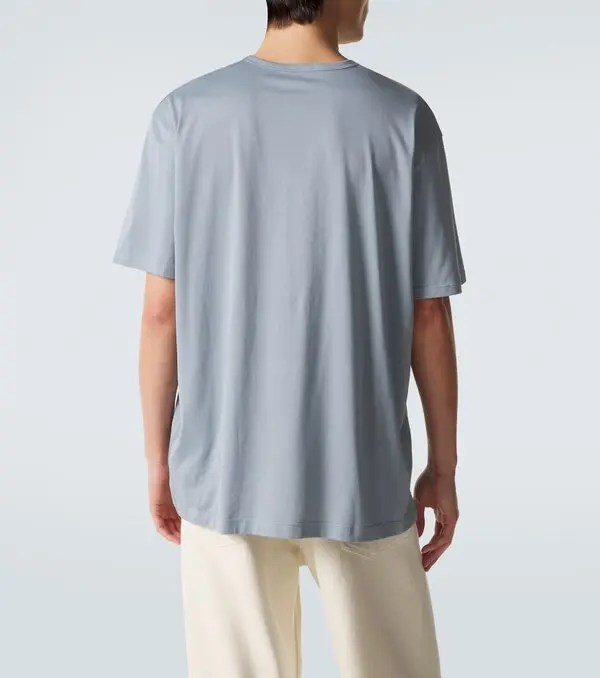 Sunspel Cotton T-shirt - Blue