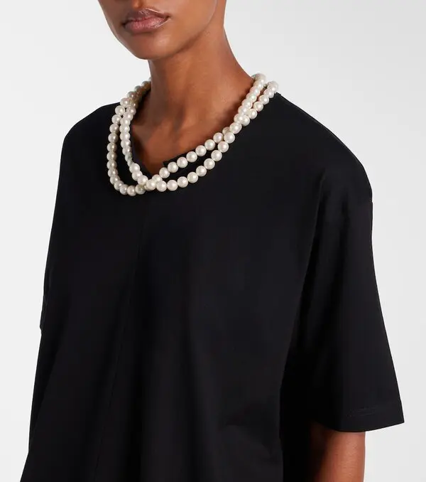 Junya Watanabe Oversized Embellished Cotton T-shirt