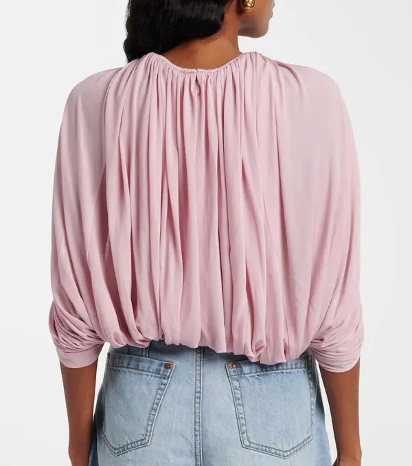 Zimmermann Alchemy Caped Draped Blouse