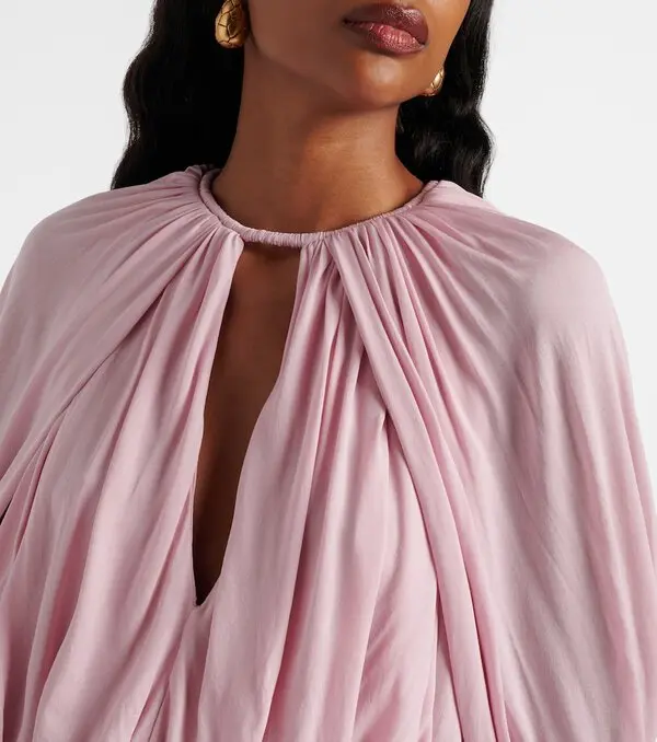 Zimmermann Alchemy Caped Draped Blouse