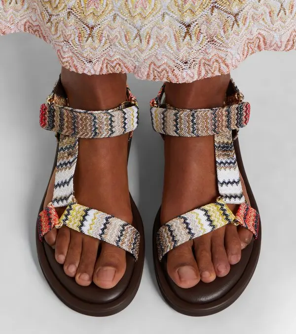 Missoni Minnie Zigzag Sandals