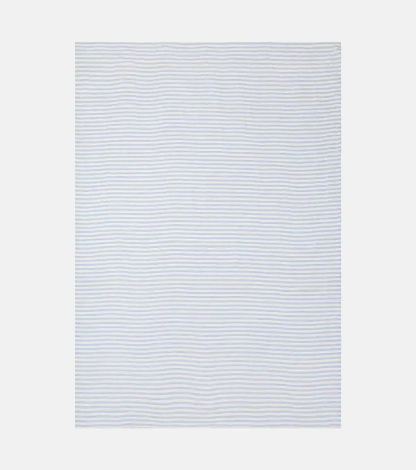 ONCE MILANO Striped Linen Tablecloth