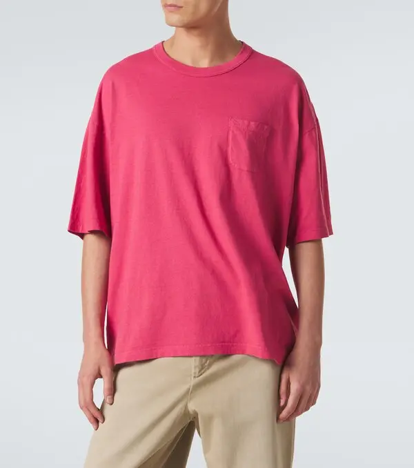 Visvim Mondo Oversized Cotton Jersey T-shirt - Pink