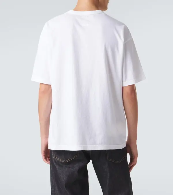Visvim Jumbo Printed Cotton Jersey T-shirt - White