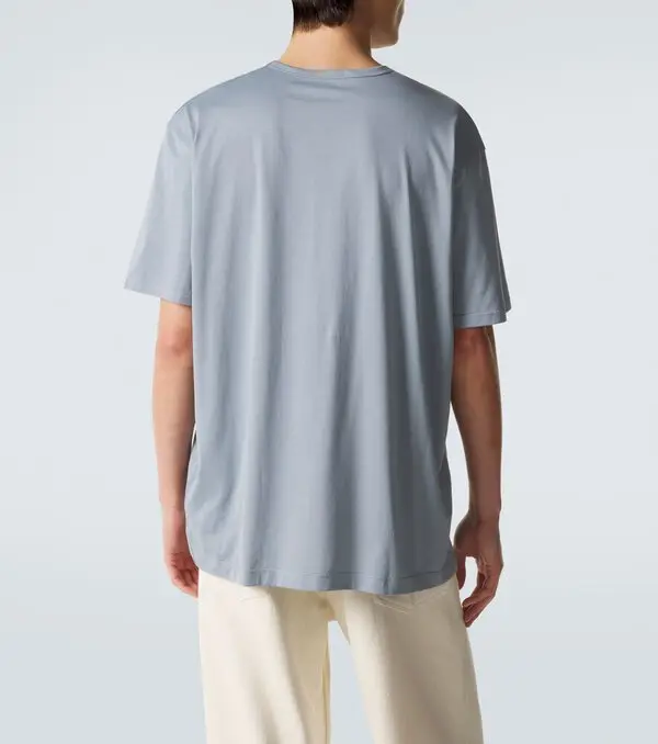 Sunspel Cotton T-shirt - Blue