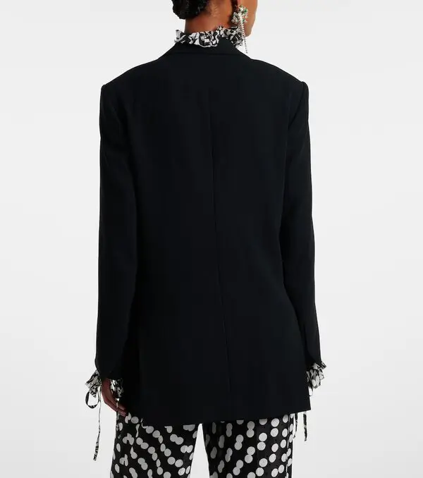 Dries Van Noten Double-breasted Blazer - Black