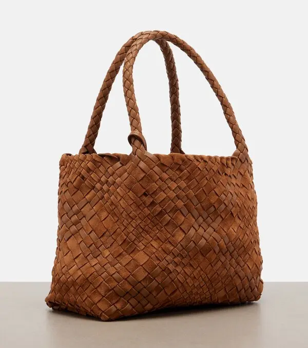 THE ROW Ruth Small Woven Leather Tote