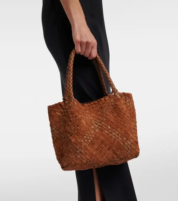 THE ROW Ruth Small Woven Leather Tote