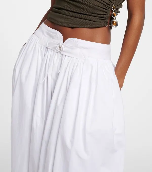 Christopher Esber Cotton Poplin Balloon Pants - White