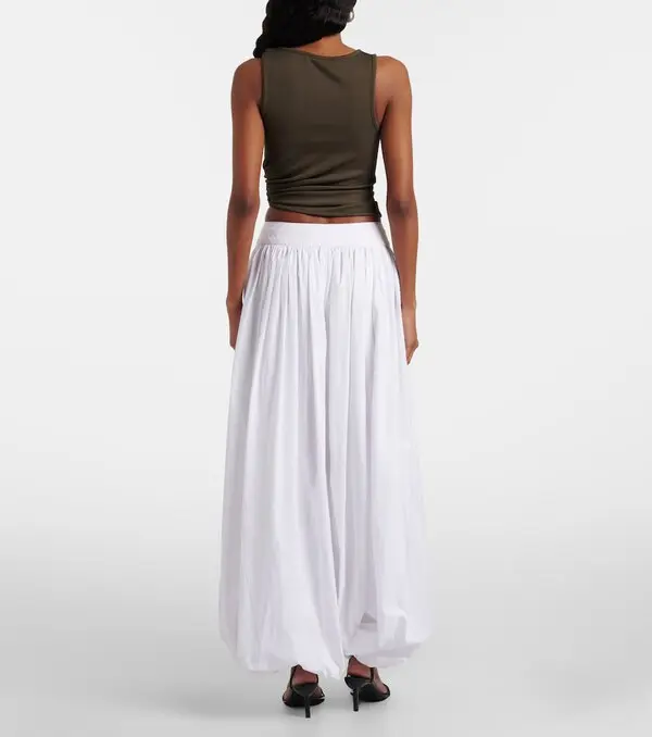 Christopher Esber Cotton Poplin Balloon Pants - White