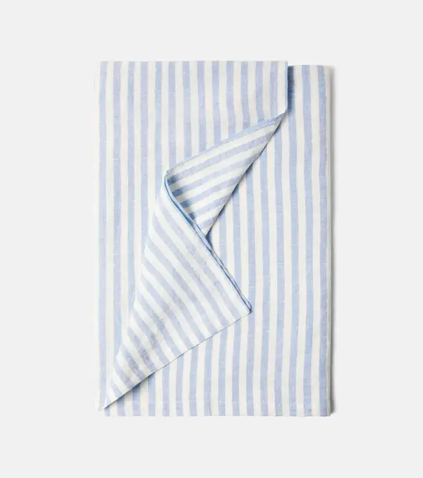 ONCE MILANO Striped Linen Tablecloth