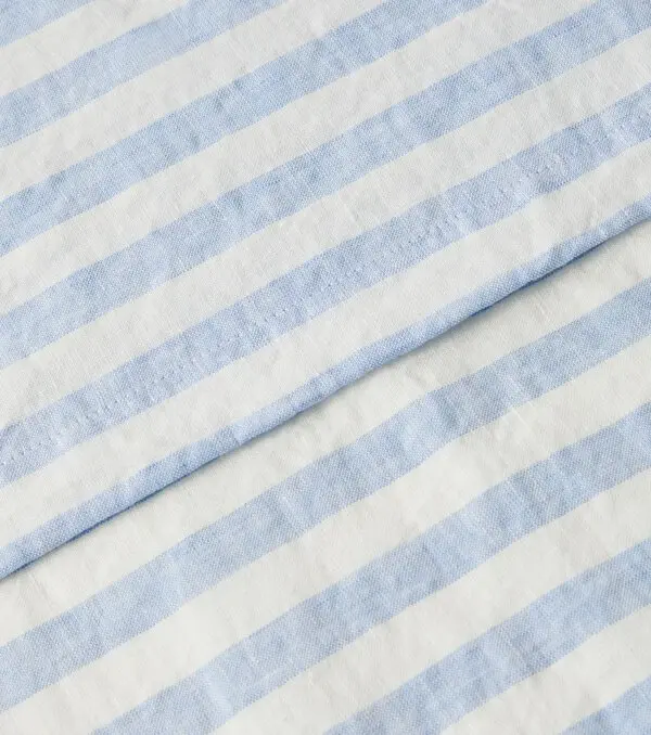 ONCE MILANO Striped Linen Tablecloth