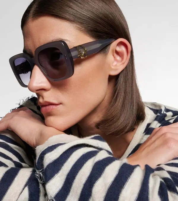 Dior Oblique S1i Square Sunglasses - Grey