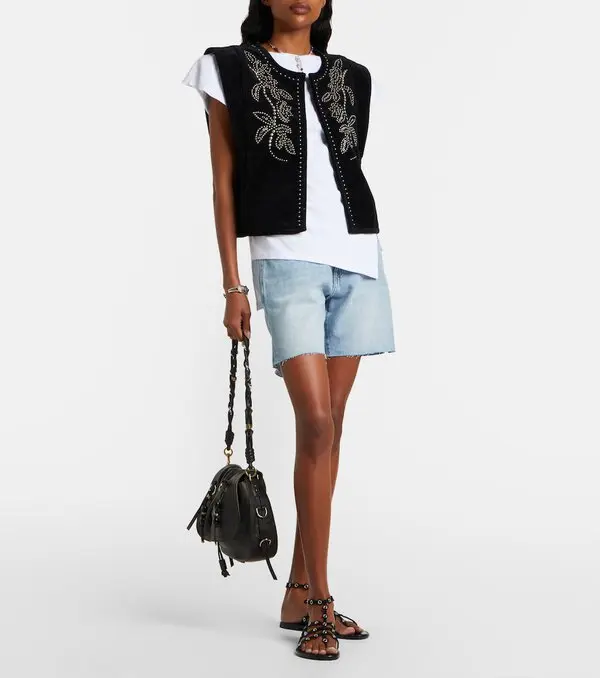 Ag Ex-boyfriend Denim Shorts - Blue