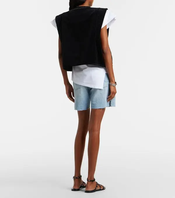 Ag Ex-boyfriend Denim Shorts - Blue