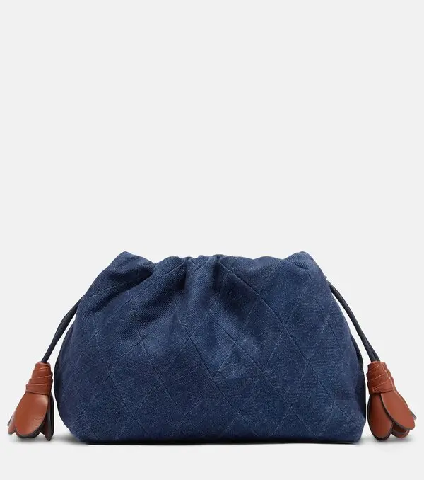 Zimmermann Small Denim Clutch - Blue