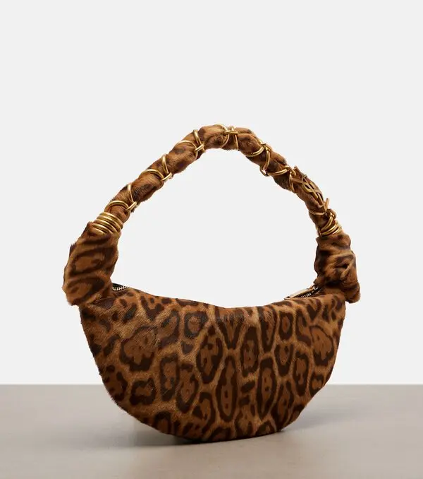 Saint Laurent Amalia Mini Calf Hair Top-handle Bag