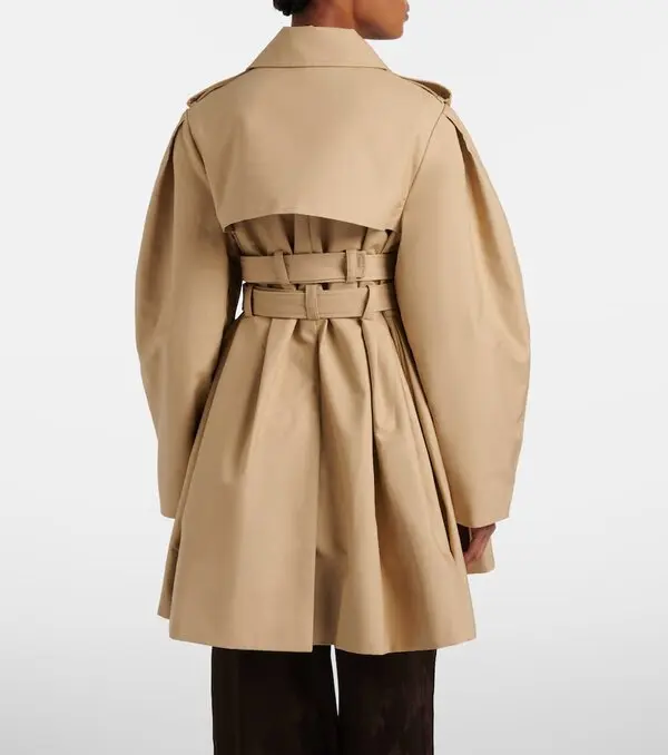 GANNI Cotton Trench Coat