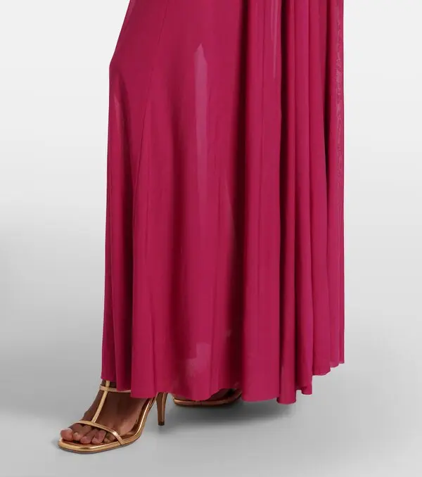 Zimmermann Luna Bandeau Jersey Gown - Pink