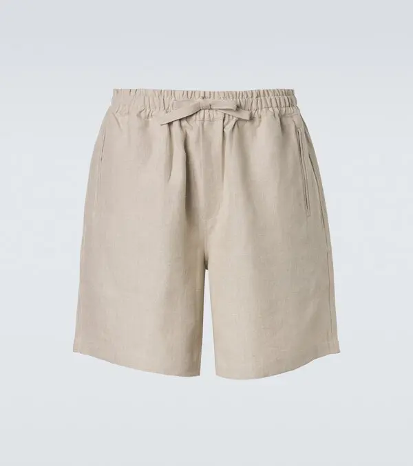 SAMAN AMEL Linen Shorts