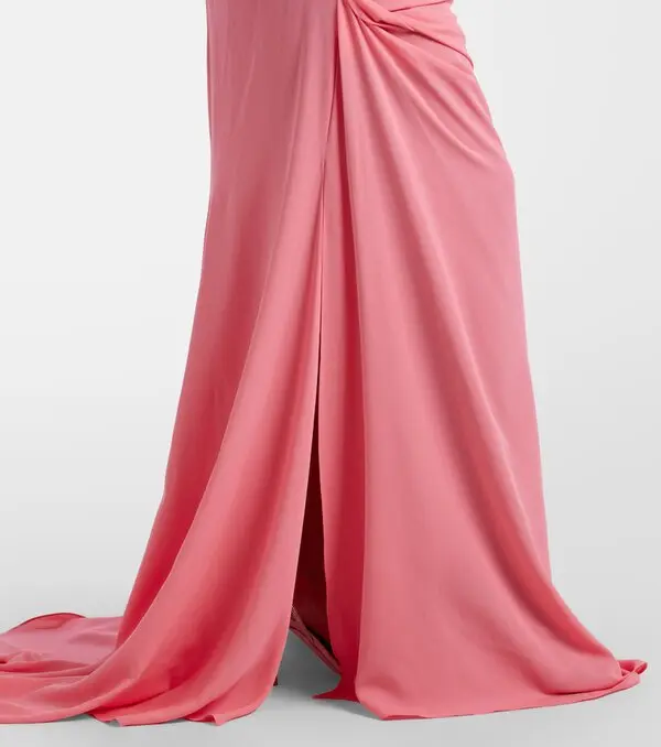 Alex Perry Draped Silk Gown