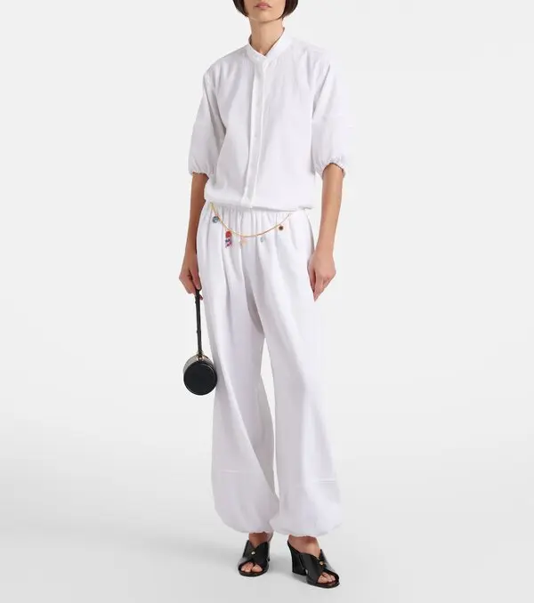 Stella McCartney Embellished Cotton Pants