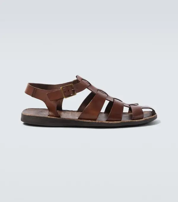 Sabah Porto Leather Fisherman Sandals