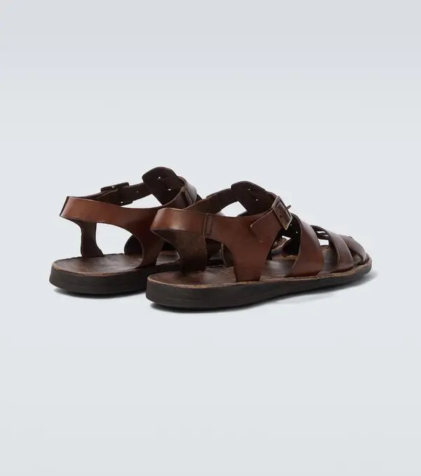 Sabah Porto Leather Fisherman Sandals