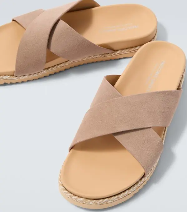 Frescobol Carioca Breno Suede Sandals
