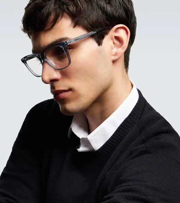 Dior Square Glasses - Blue