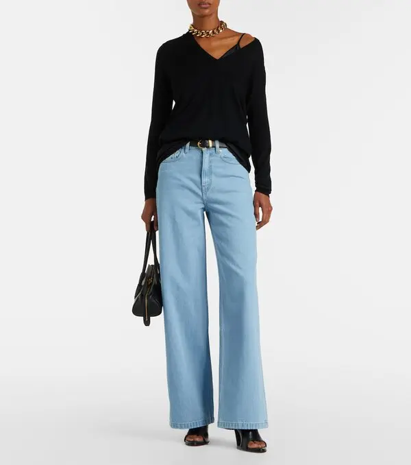 JOSEPH Zamtam Wide-leg Jeans