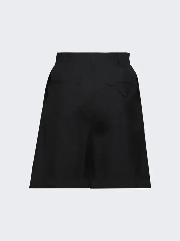 Bottega Veneta Charcoal Melange Shorts